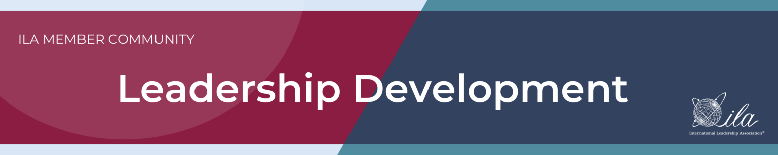 Member Community Chair Guide - International Leadership Association