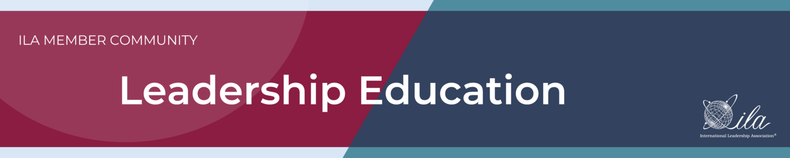 Member Community Chair Guide - International Leadership Association