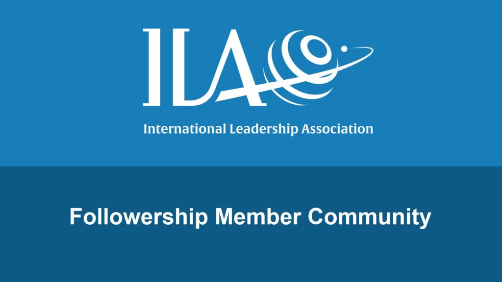 Followership Watercooler - International Leadership Association